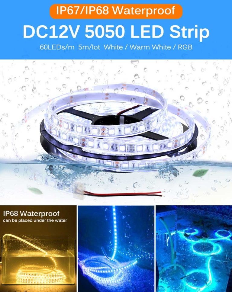 IP68 Waterproof LED Strip Lights Outdoor 5M/lot - obitol