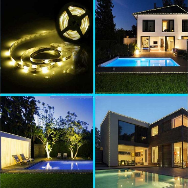 Outdoor LED Strip Lights with Remote Waterproof Lighting - obitol