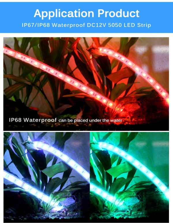 IP68 Waterproof LED Strip Lights Outdoor 5M/lot - obitol